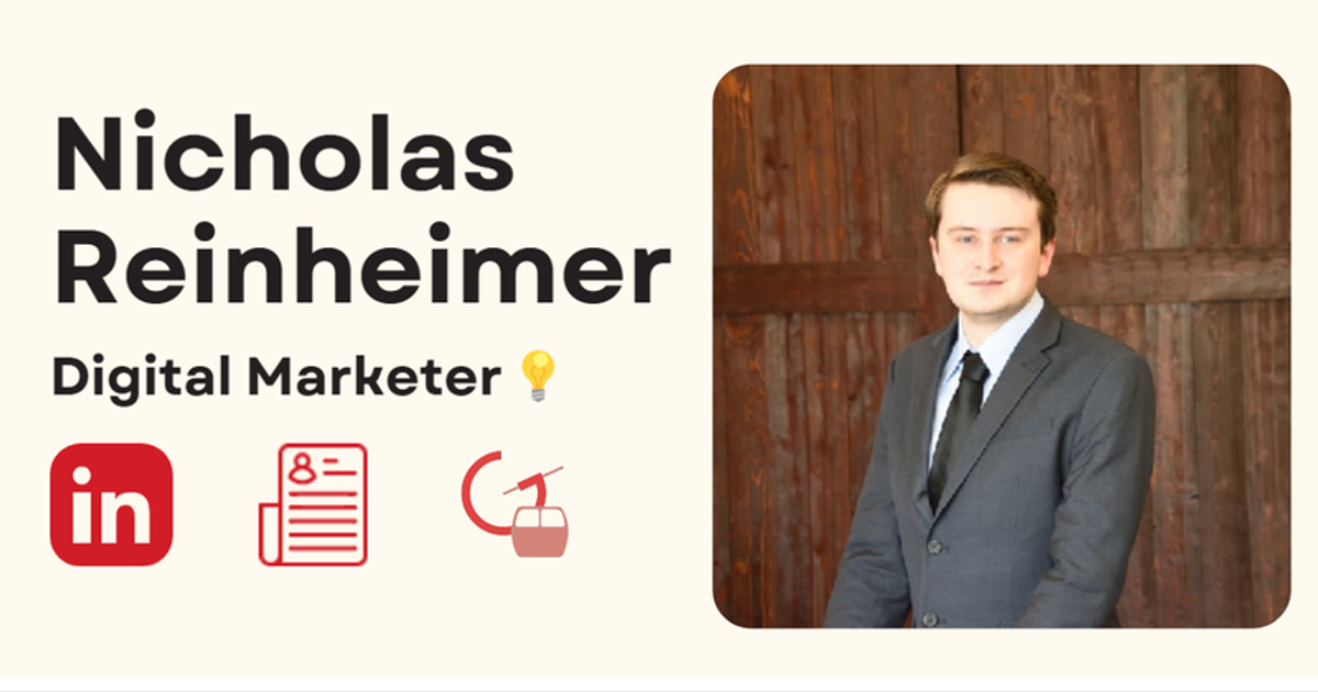 Nicholas Reinheimer - Portfolio